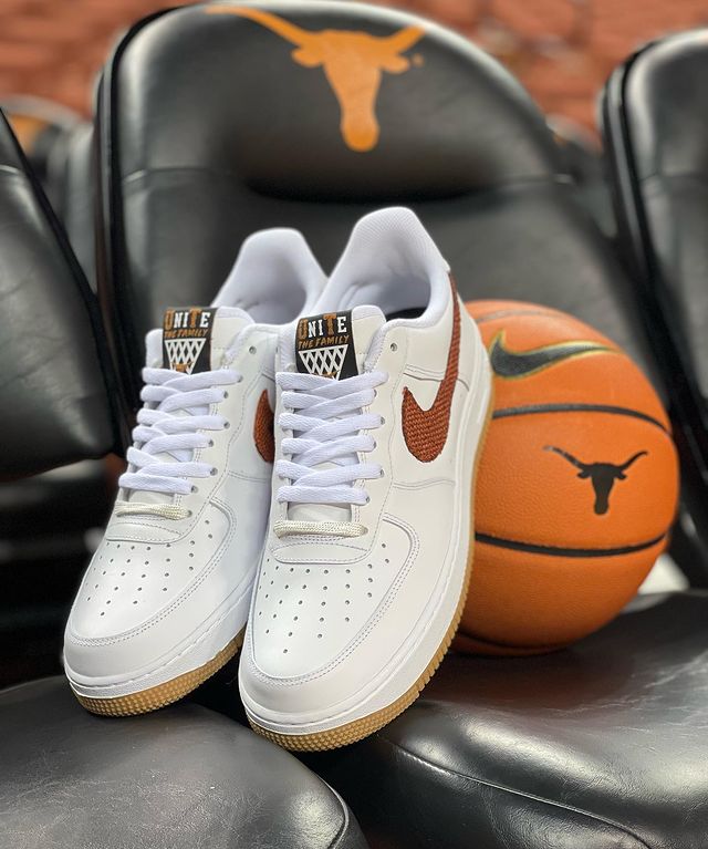 Texas Coaches Wear Custom Nike Air Force 1s in Frank Erwin Center ...